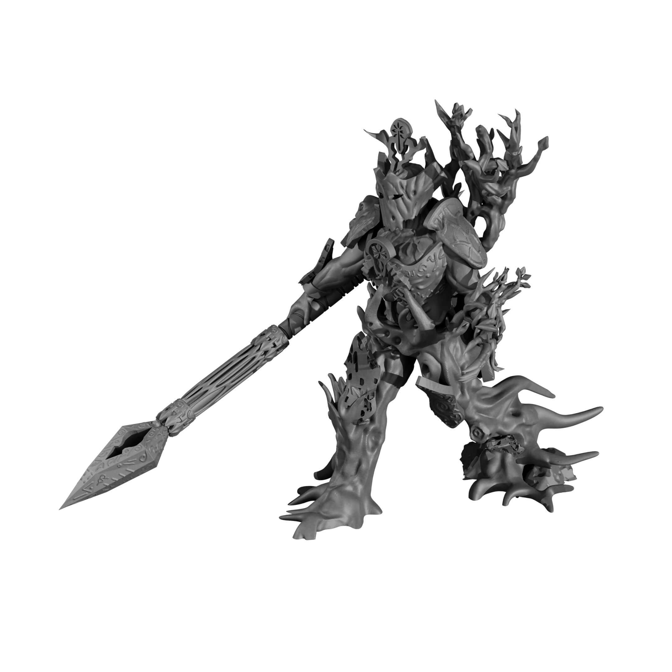 Vine Queen Tree Spirit | Resin Miniature | TTRPG by Mystic Pigeon ...