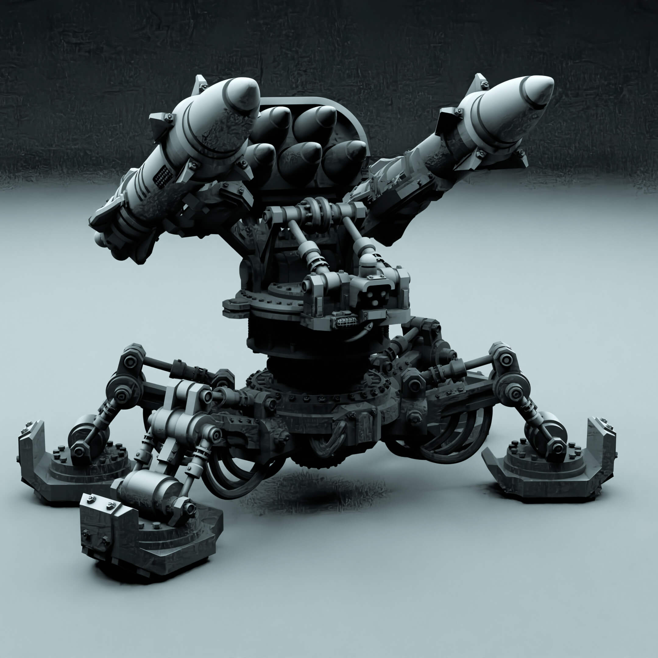 Mobile Heavy Rocket Launcher - Sci Fi wargame proxy by Mystic Pigeon ...