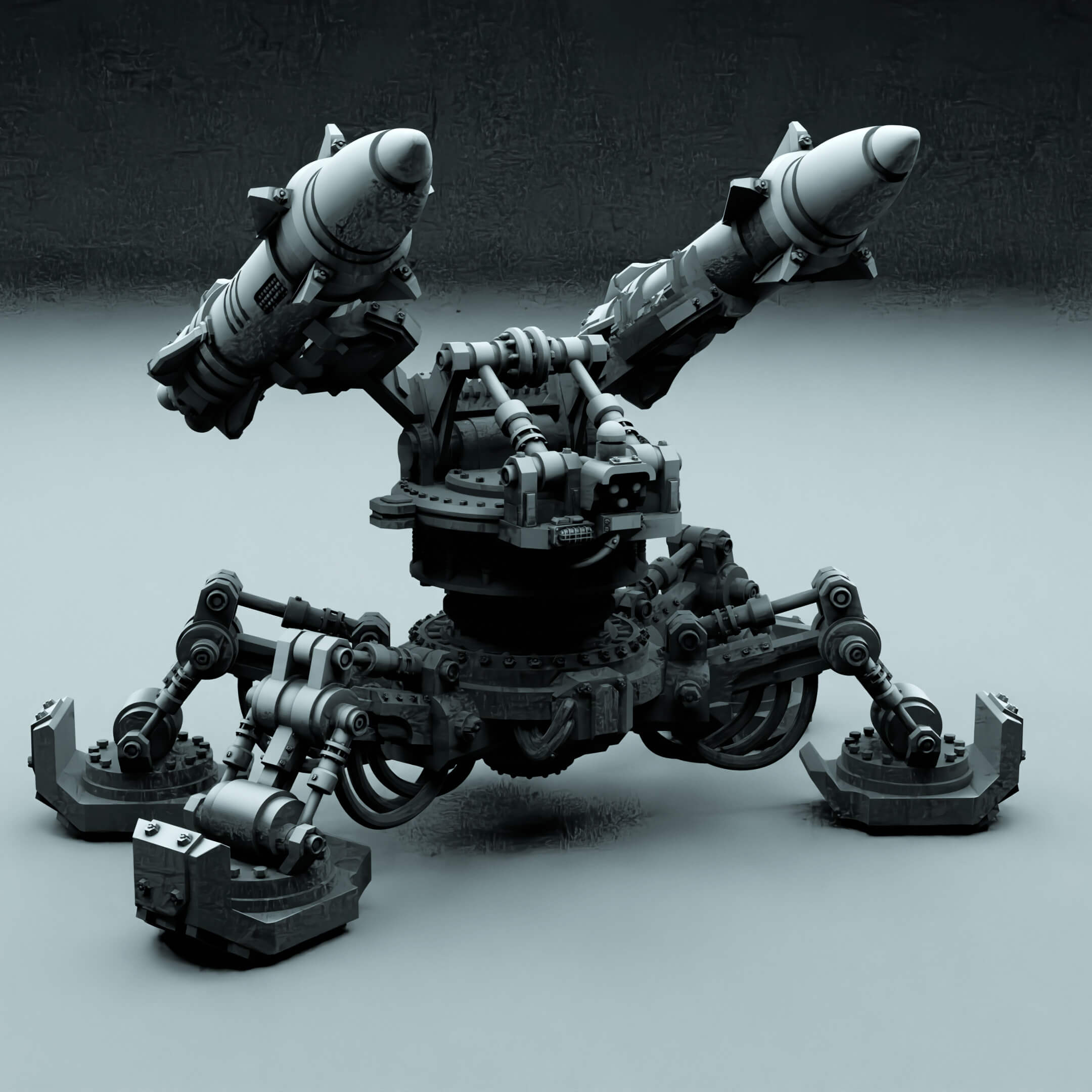 Mobile Heavy Rocket Launcher - Sci Fi wargame proxy by Mystic Pigeon ...