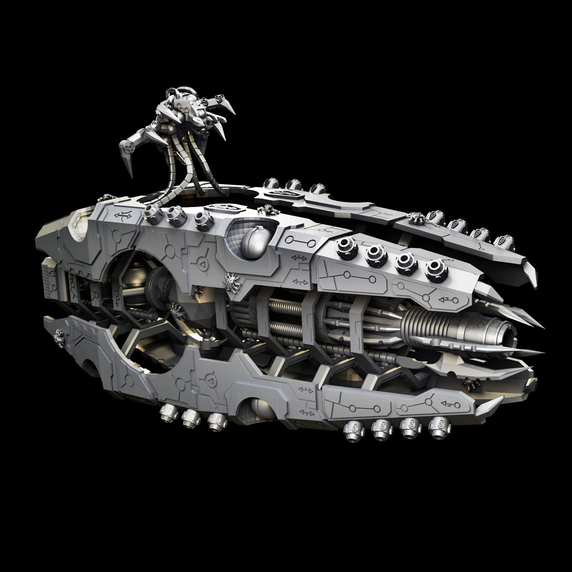 Eternal Dynasty Void Cannon - Wargame Proxy Unit by Mystic Pigeon ...