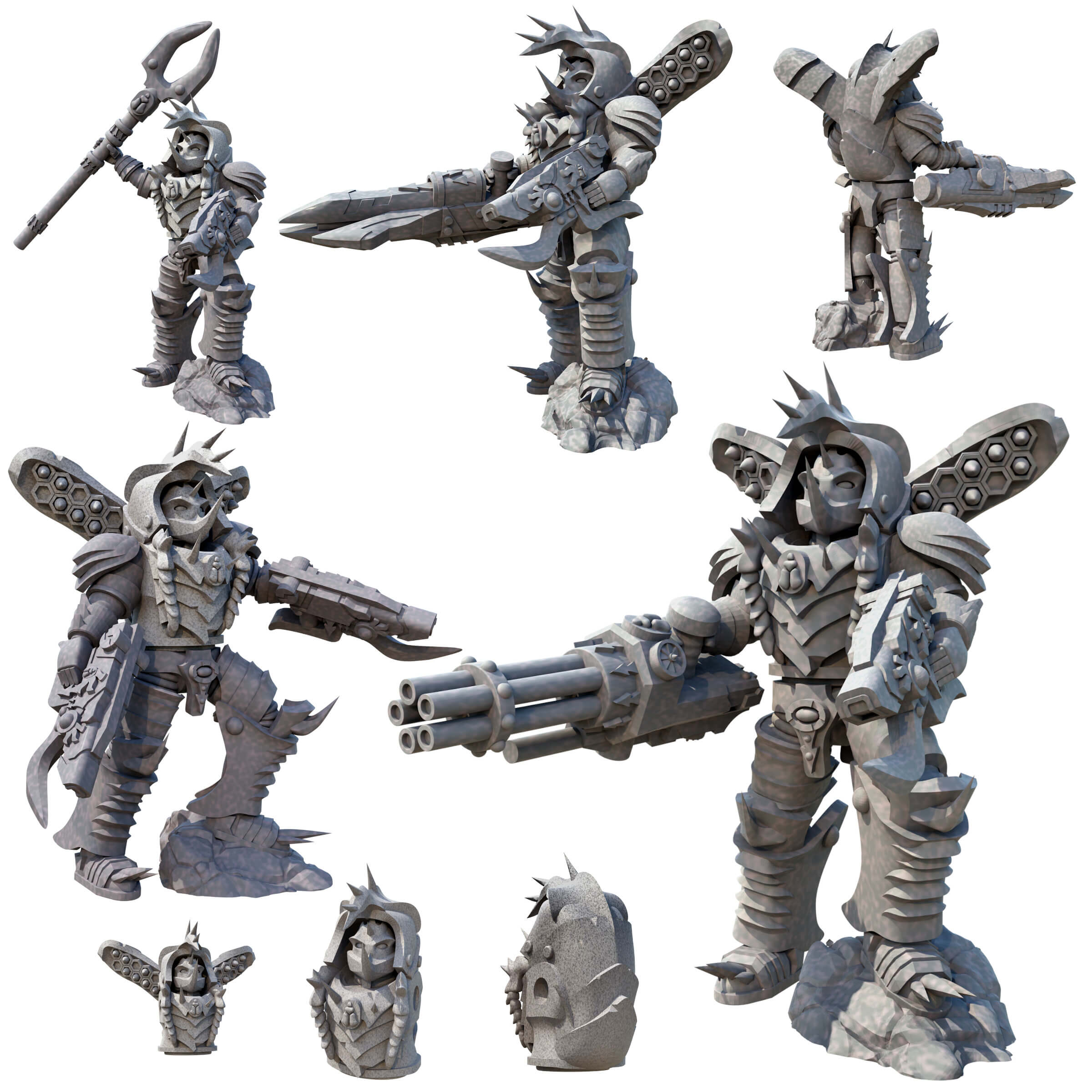 Beetle Occult Terminators With Varied Weapon Options And Poses by ...