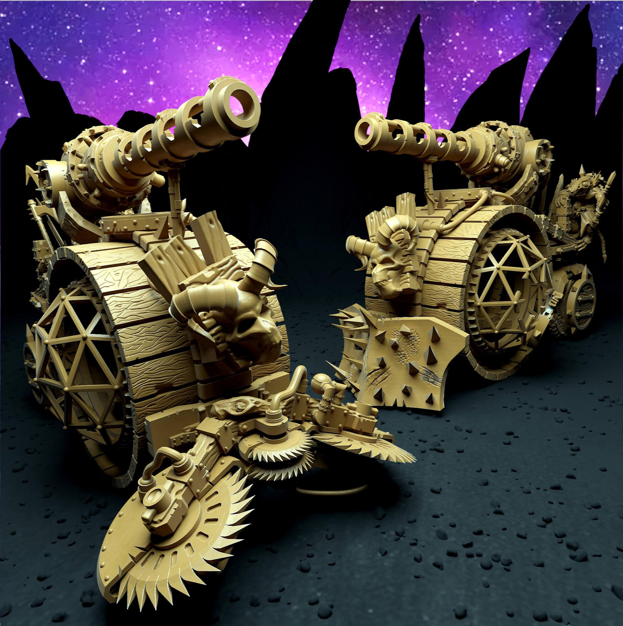 Ratkin Wheels of Doom by Mystic Pigeon Gaming - MiniHoarder