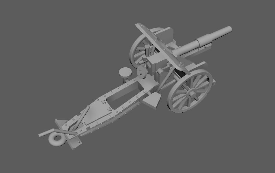 10.5 cm leFH 16, 15mm late crew by ArtKaiser Ukraine - Wargaming3D