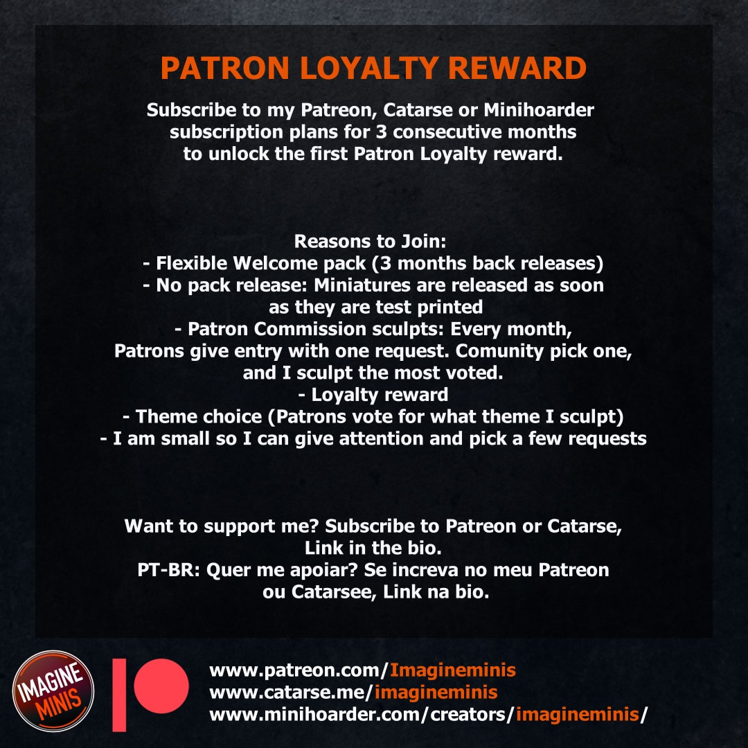 Patron Loyalty Reward 3 Months: Night Elf Hero by Imagine Minis ...
