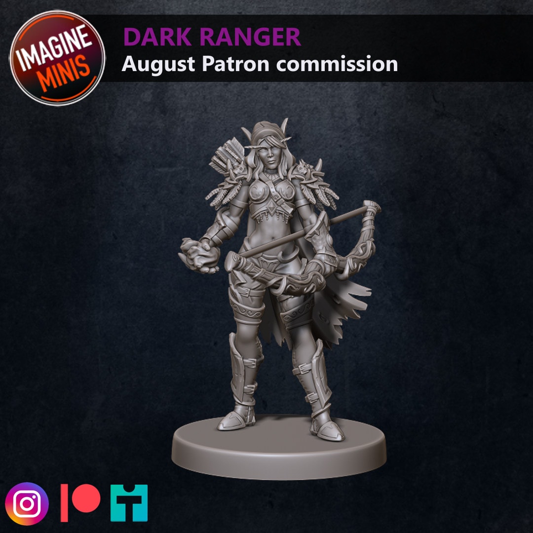 Loyalty Reward 03 Months - Dark Ranger by Imagine Minis - MiniHoarder