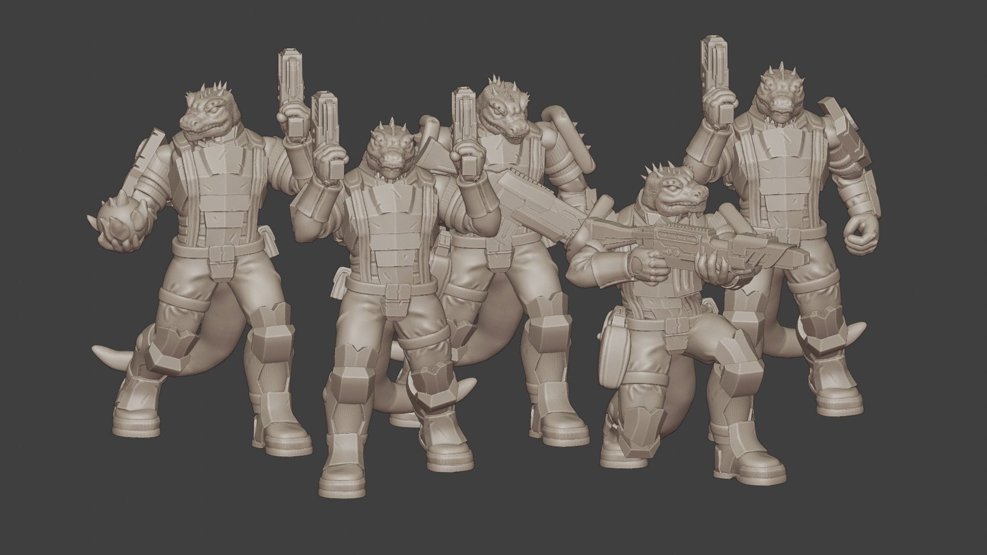 Starfinder Vesk Pack 1 by Imagine Minis - MiniHoarder