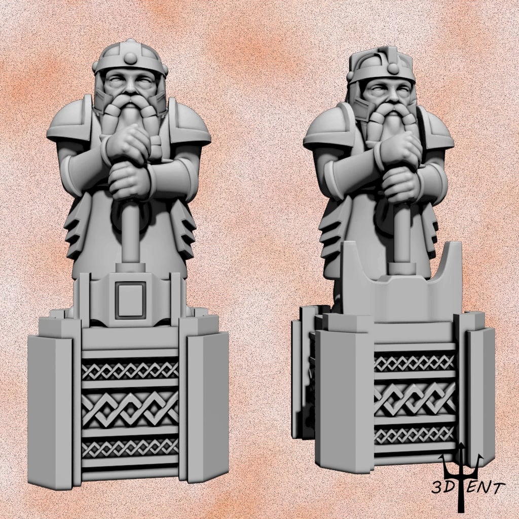 DWARF STATUE by 3dent - MiniHoarder
