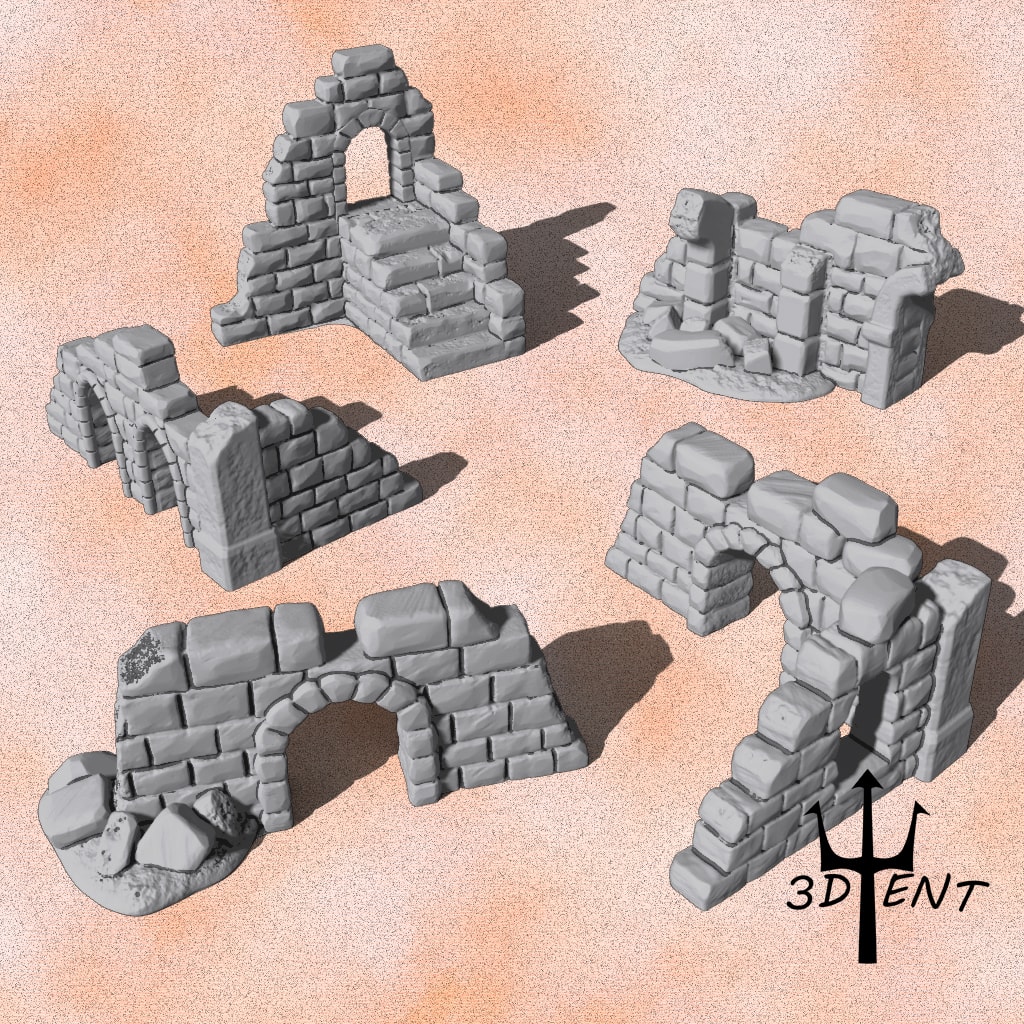 WALL RUINS by 3dent - MiniHoarder