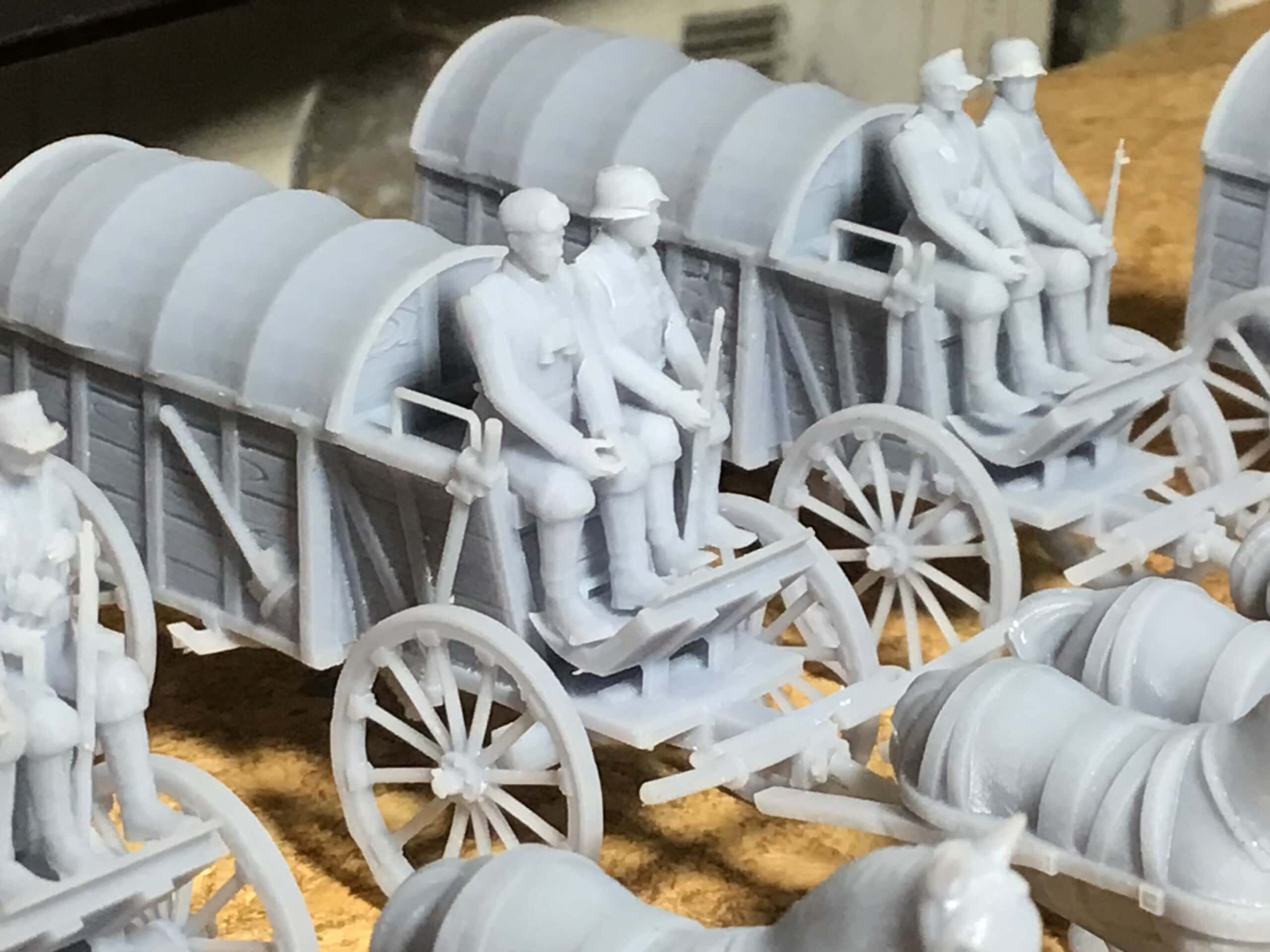 German Wagon Drivers by Gunners tank and tractor factory - Wargaming3D