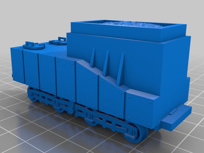 DRB Class 52 'Kriegslok' Steam Engine by Foundry Fifteen - Wargaming3D