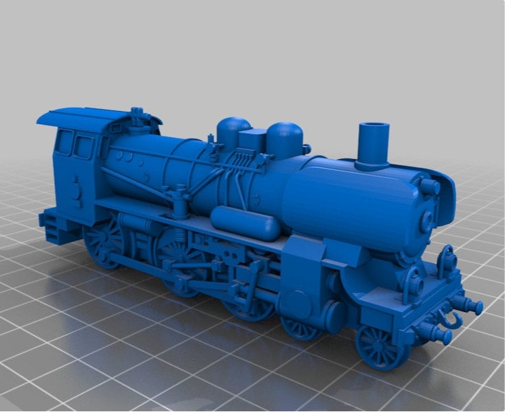 DRG Class 38 Steam Engine by Foundry Fifteen - Wargaming3D