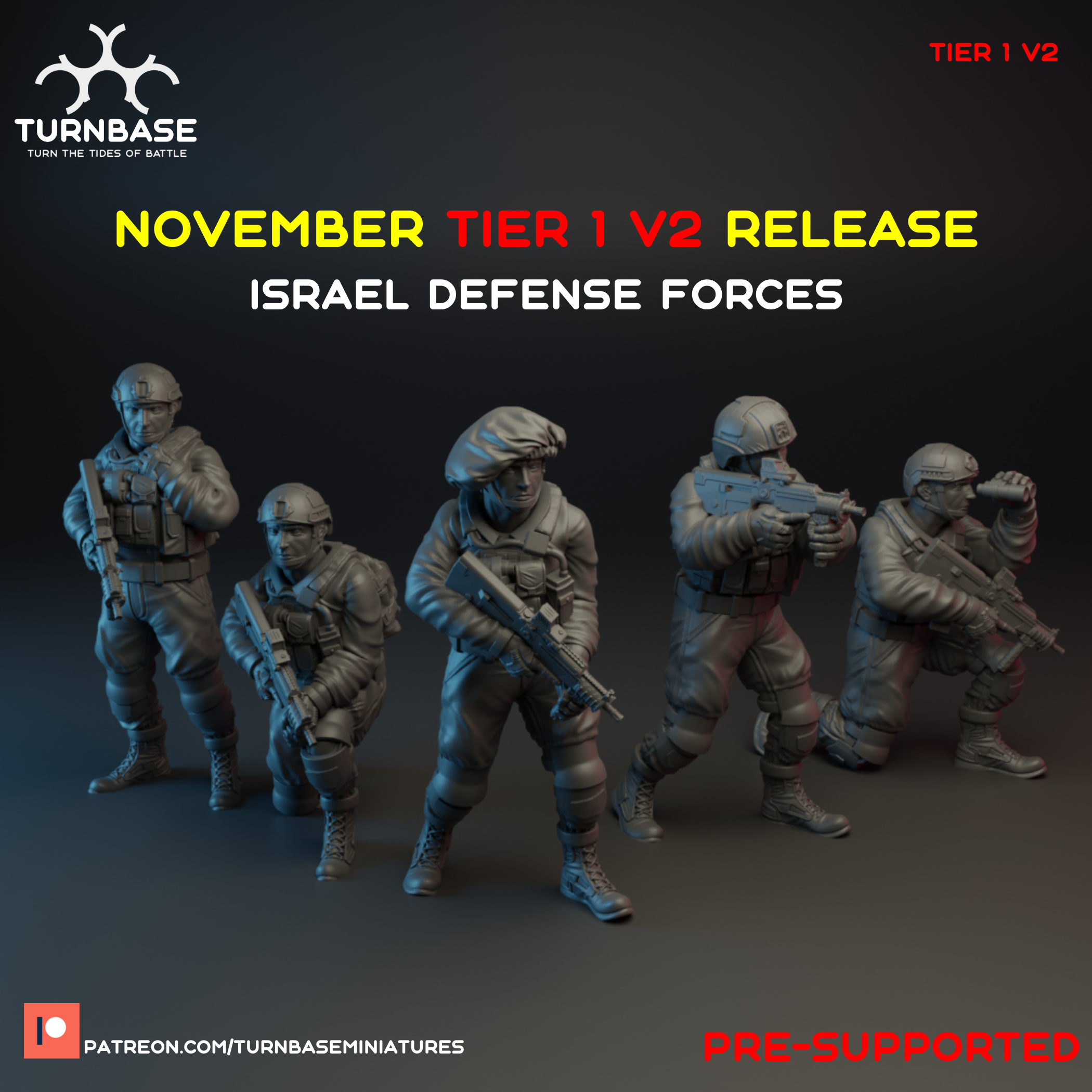 Turnbase Miniatures: Wargames - IDF by TurnBase Miniatures - Wargaming3D