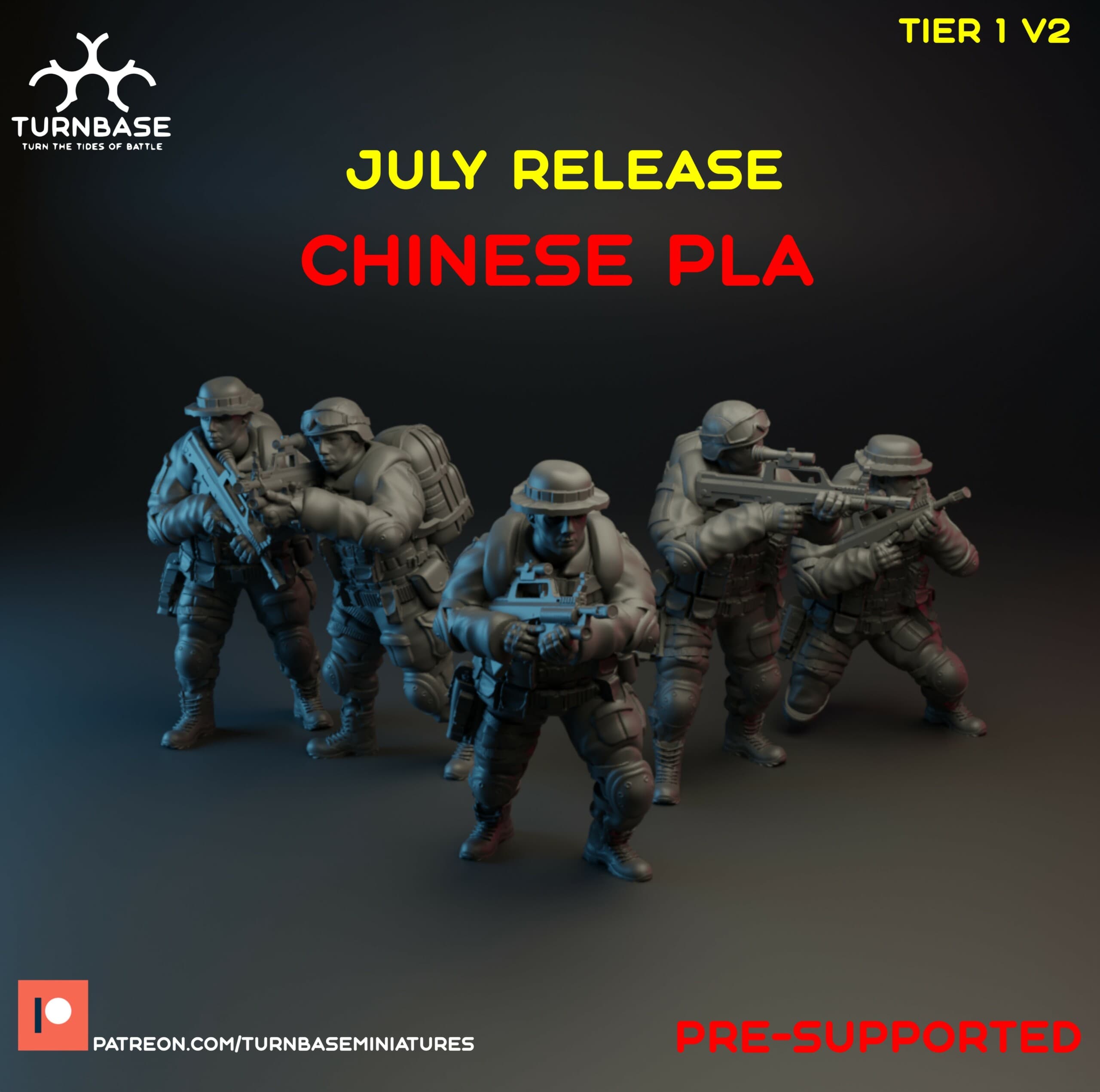 TurnBase Miniatures: Wargames- Chinese PLA by TurnBase Miniatures ...