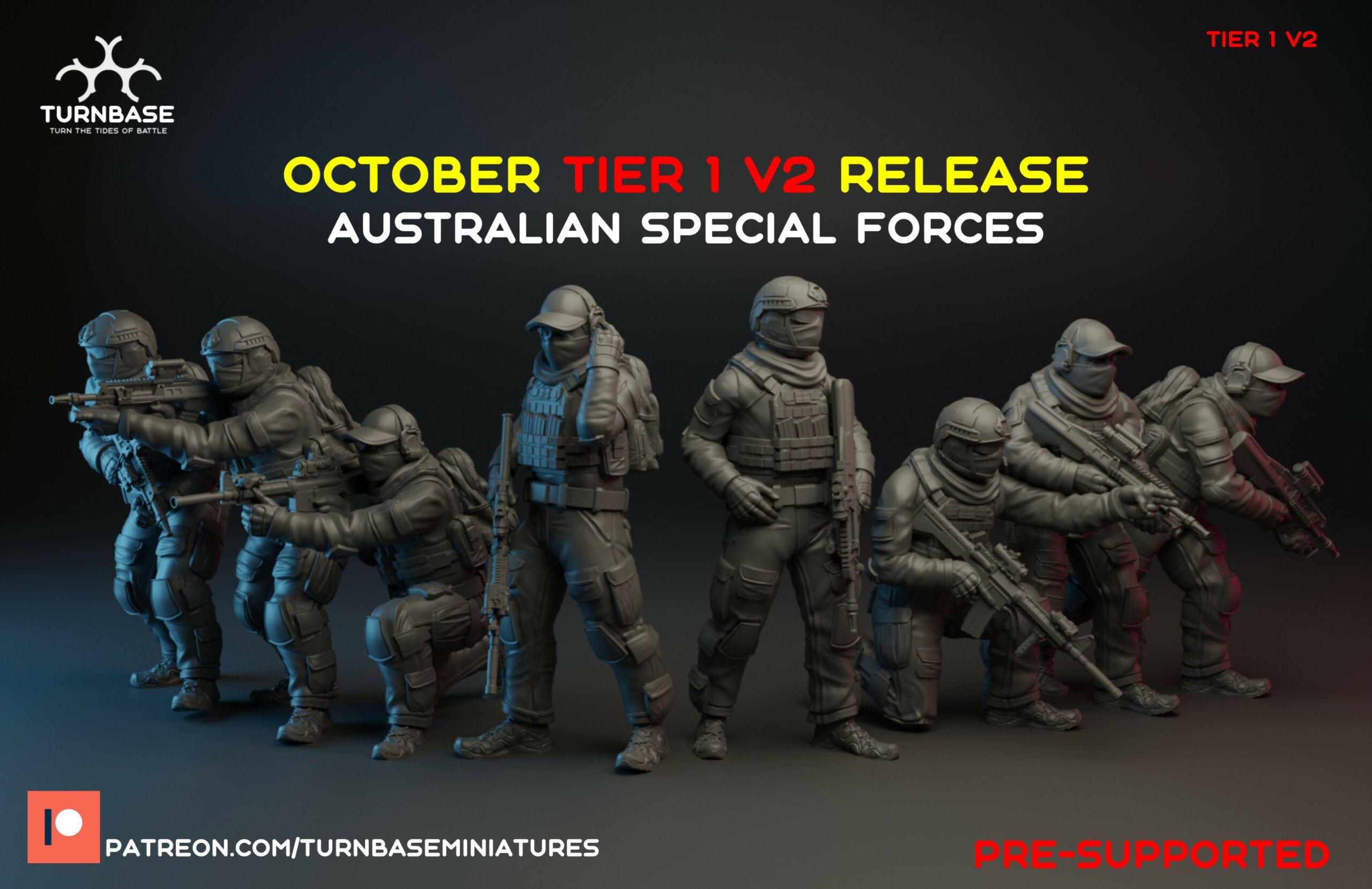 TurnBase Miniatures: Wargames- Australian Special Forces by TurnBase ...