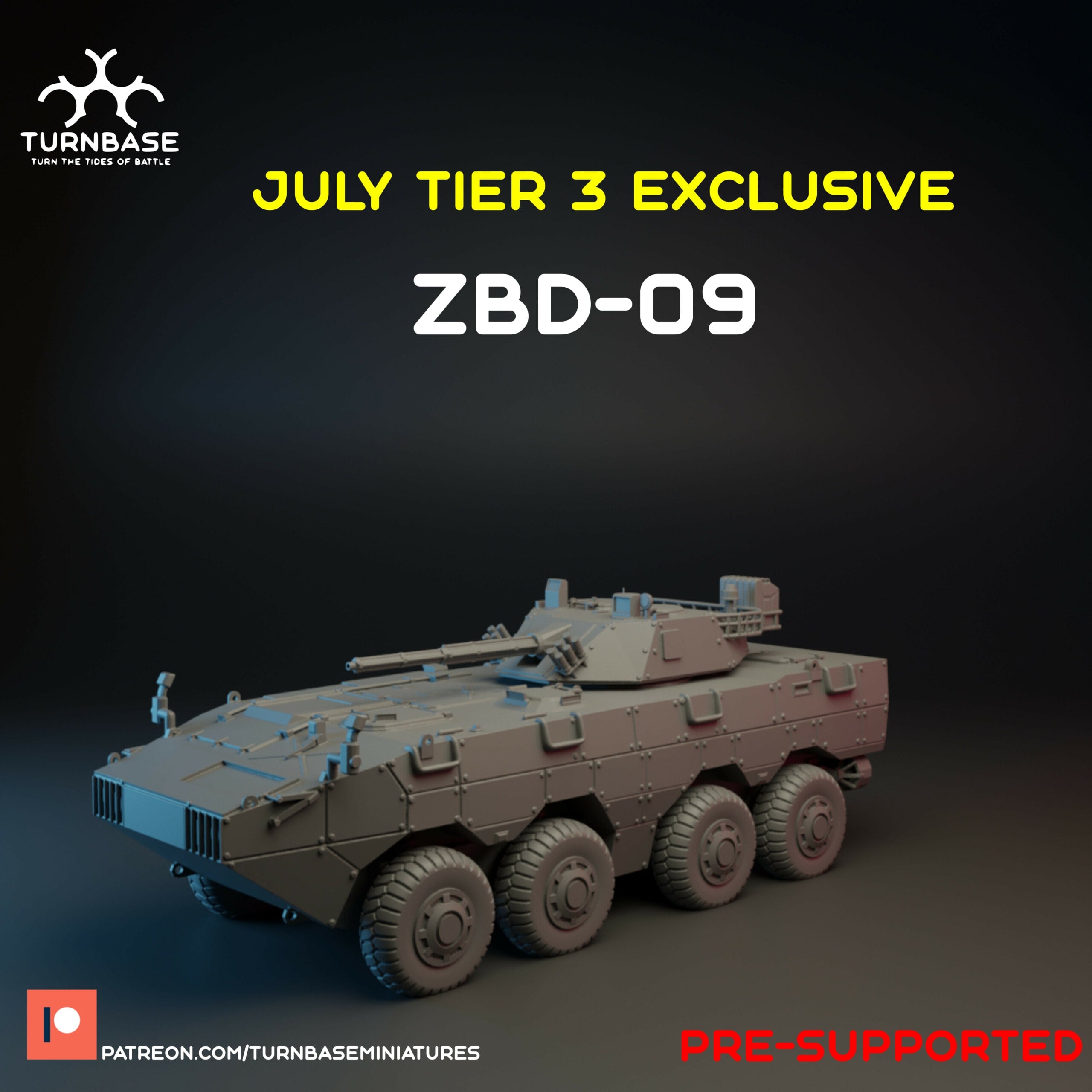 TurnBase Miniatures: Wargames- ZBD-09 by TurnBase Miniatures - Wargaming3D