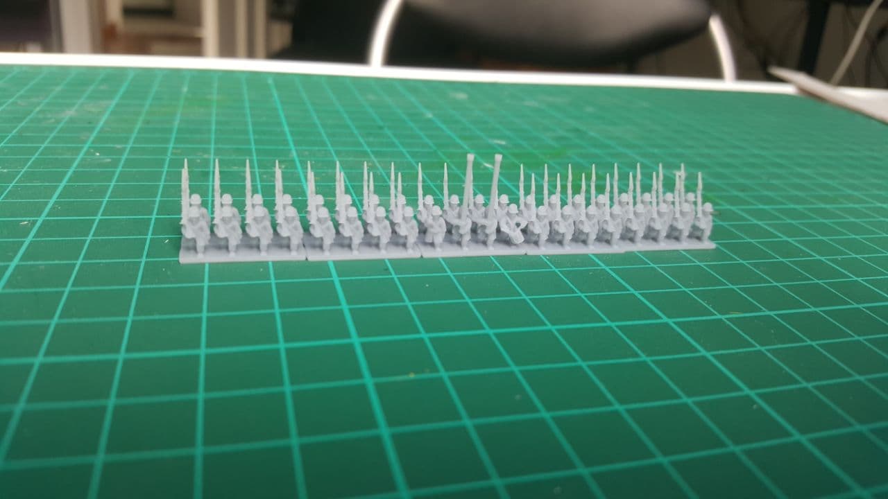 6mm ACW Regiment in Frock Coats (Supportless) + Blender File by Henry ...