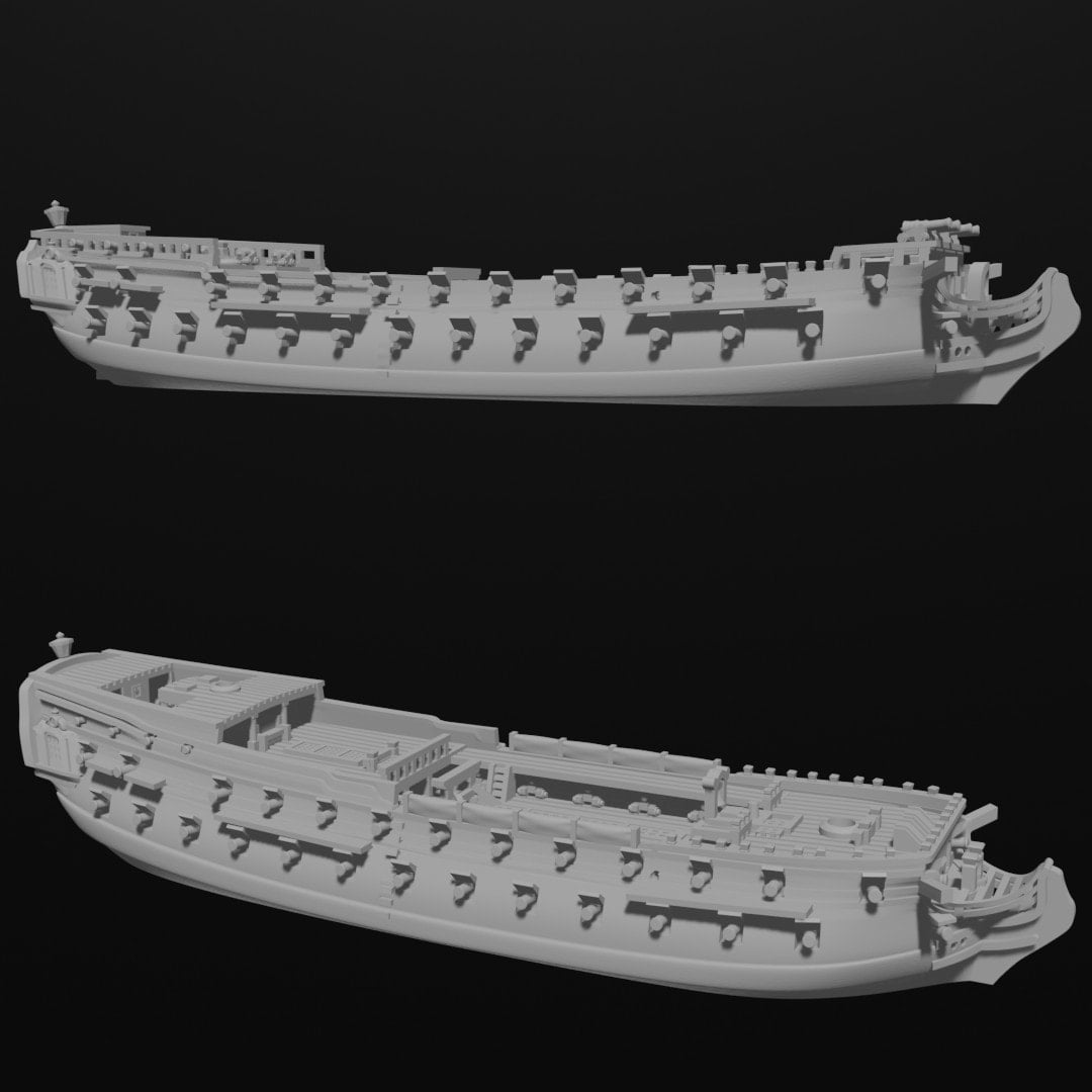 SE Wasa 3rd rate (2-PACK) (60 guns) 1778-1827 & Blender Exporter, AOA ...