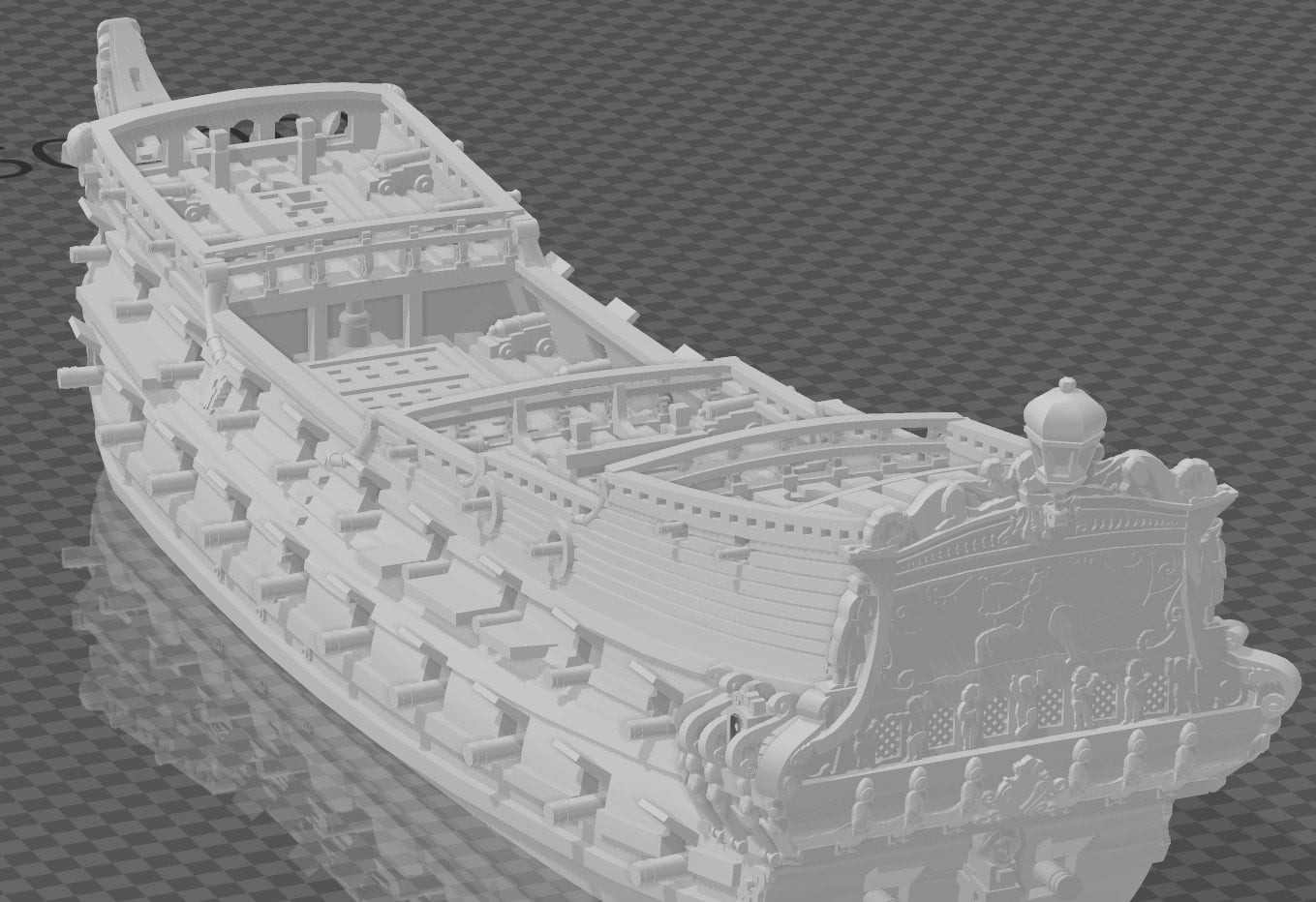 NE: 50-gun Ship of the Line by Henry Turner - Wargaming3D