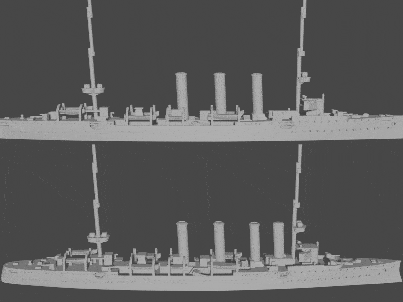 DE: SMS Emden (1908-1914) by Henry Turner - Wargaming3D