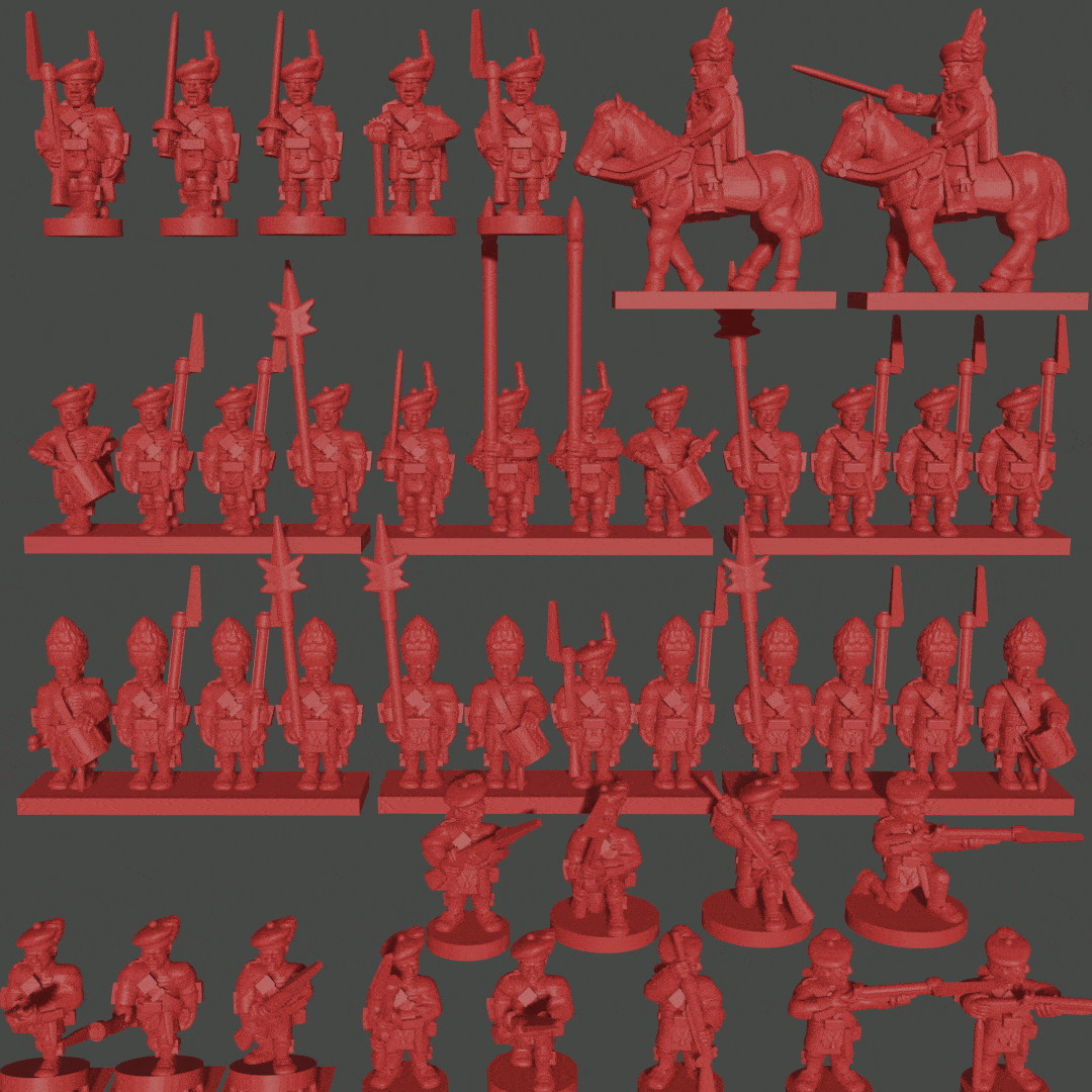 6-15mm British SYW Highlanders - Infantry & Grenadiers (SYW-GB-5) by ...