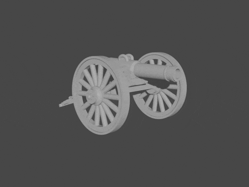 10 & 15mm Civil War 24lb Howitzer by Henry Turner - Wargaming3D