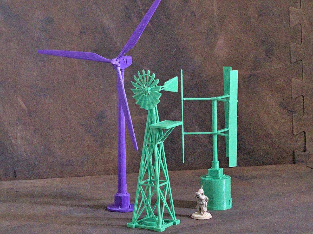 Windpump and wind turbines easy print by Windham Graves Models ...