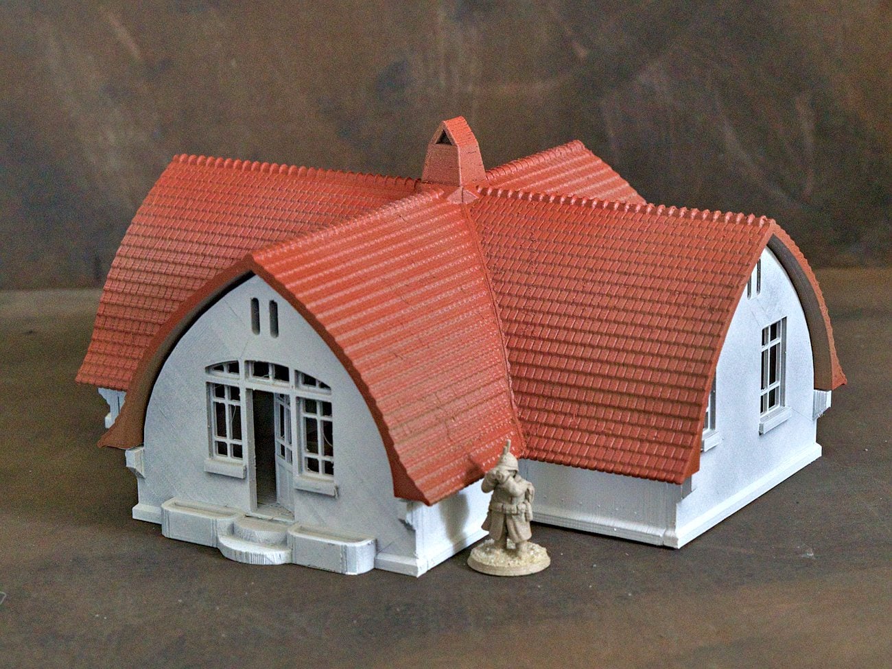 Cruciform House easy print by Windham Graves Models - MiniHoarder