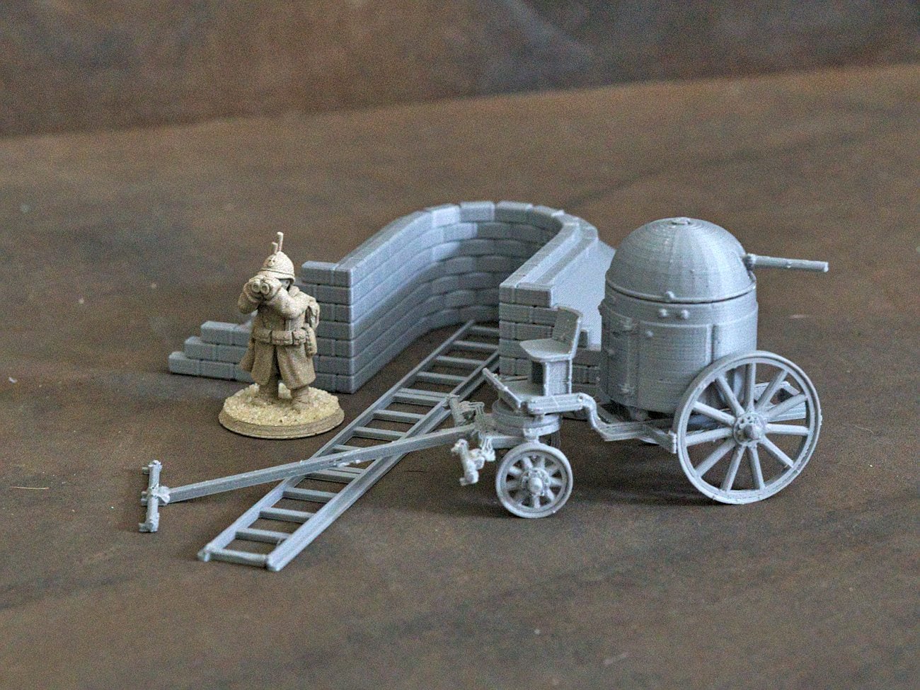 Gruson Fahrpanzer easy print by Windham Graves Models - Wargaming3D
