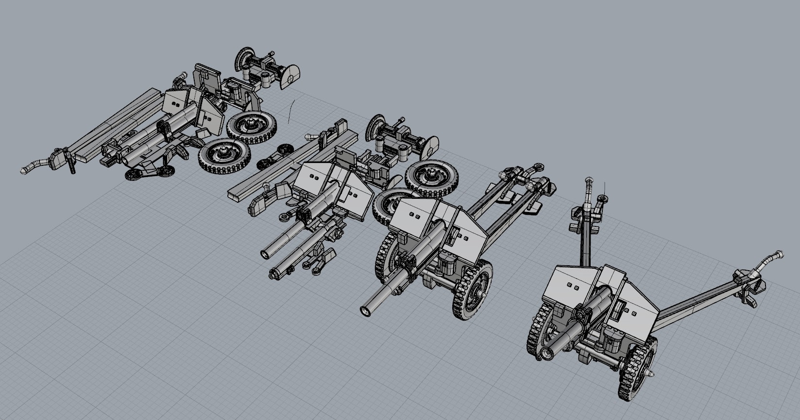 122mm M30/m1938 Howitzer easy print by Windham Graves Models - Wargaming3D