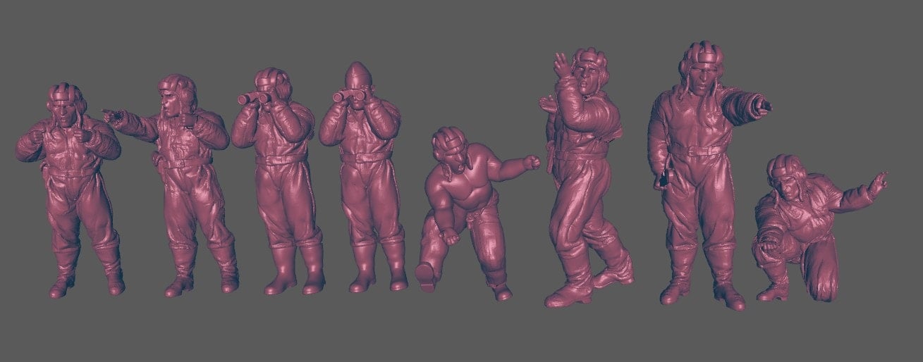 28mm russian tank crew mechanic by CALAB MINIATURES - Wargaming3D