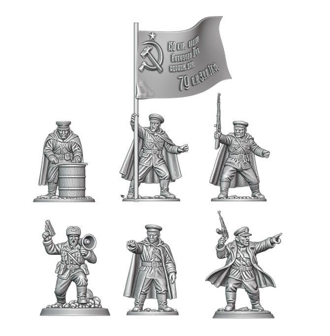 SOVIET COMMAND GROUP by CALabMiniatures - Wargaming3D