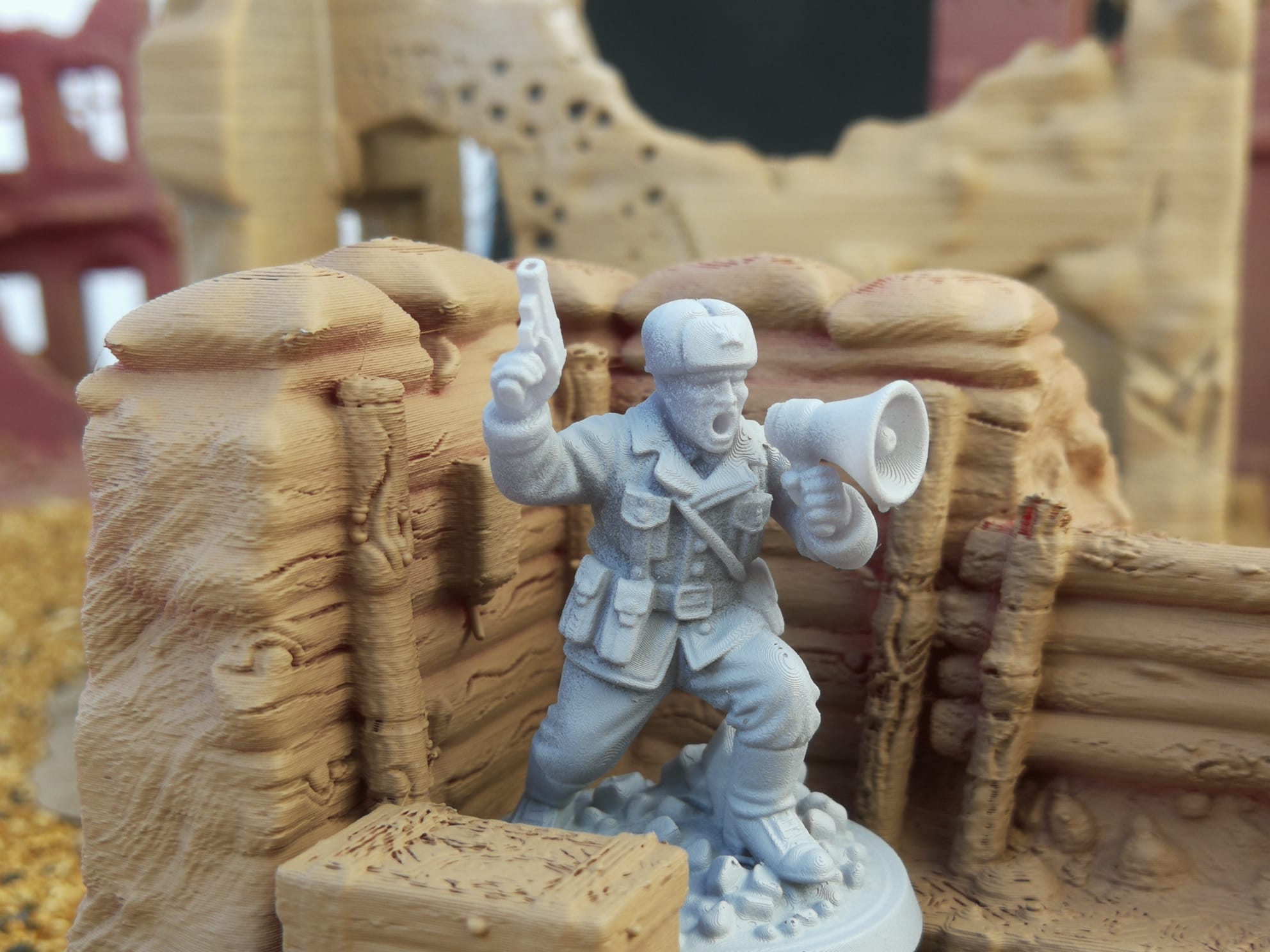 SOVIET COMMAND GROUP by CALabMiniatures - Wargaming3D