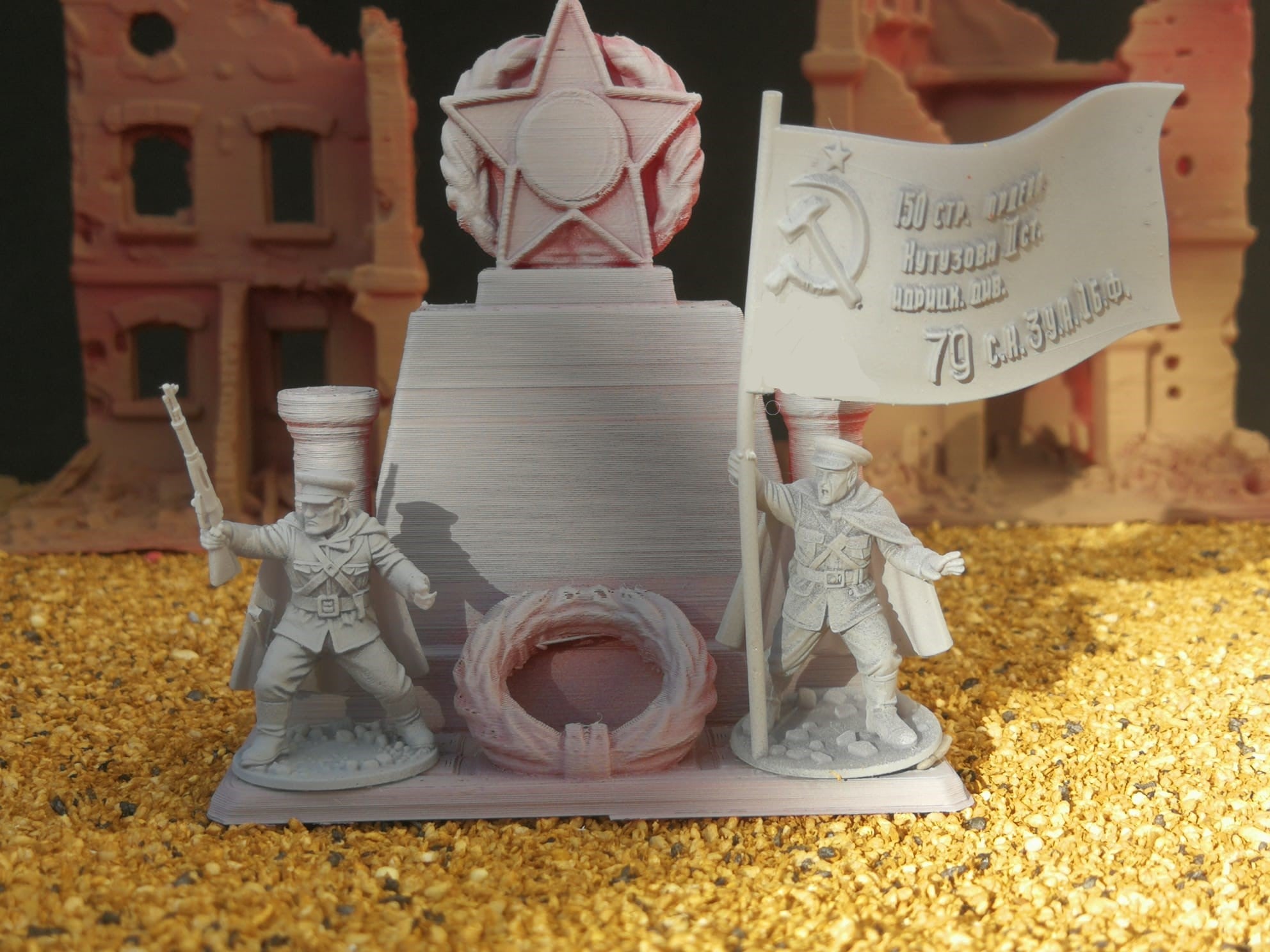 SOVIET COMMAND GROUP by CALabMiniatures - Wargaming3D