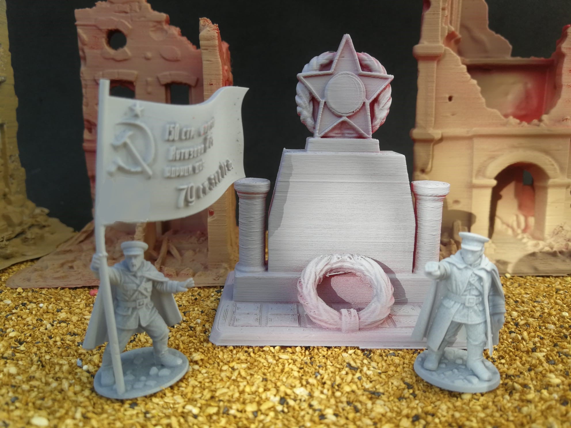 SOVIET COMMAND GROUP by CALabMiniatures - Wargaming3D