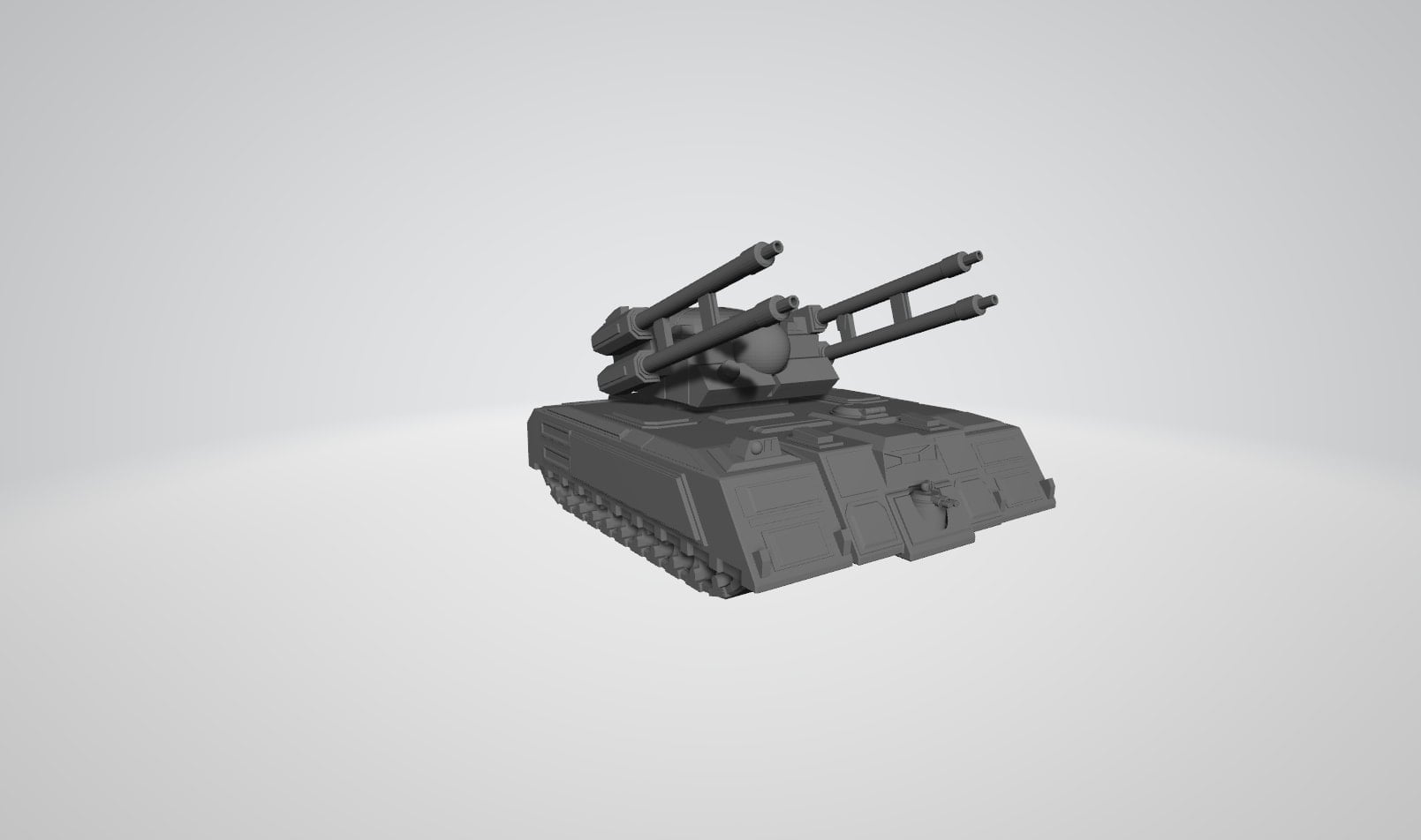 Partisan Heavy Anti Air Tank by Kiwicolourstudio - MiniHoarder