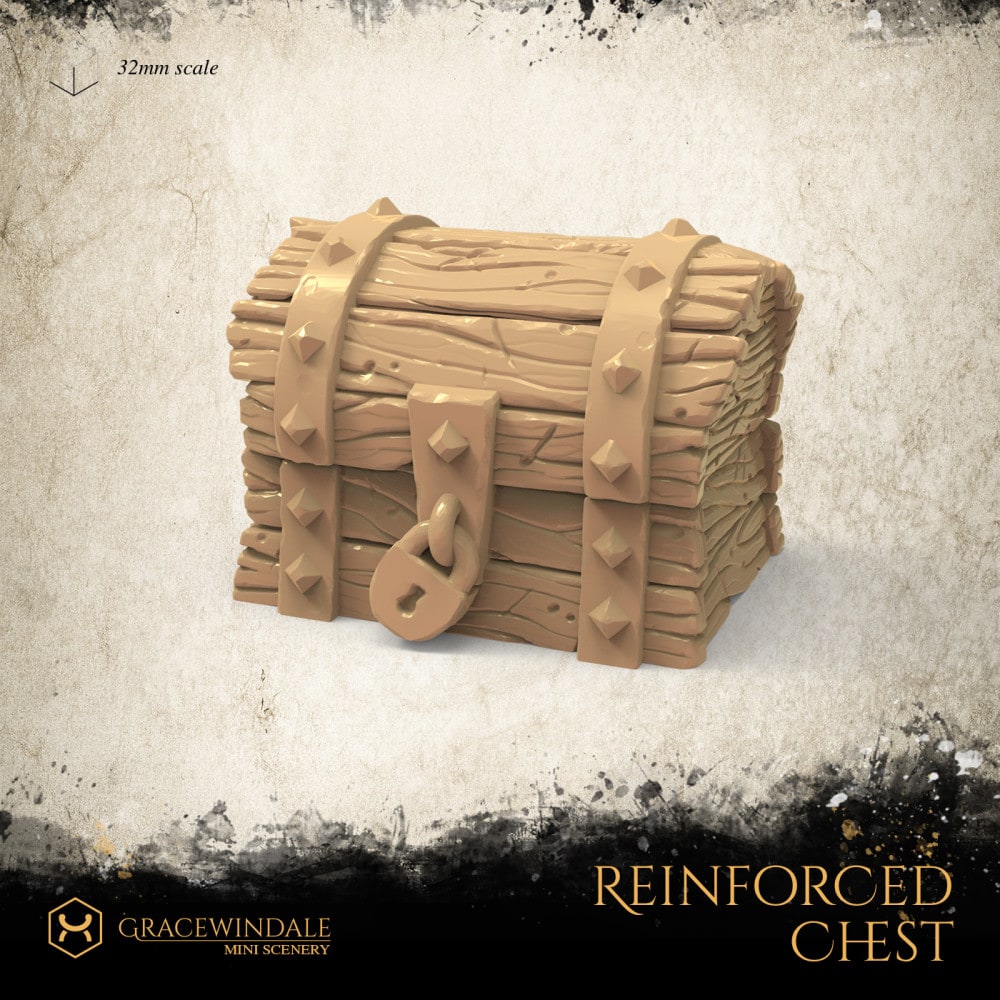 Reinforced Chest by Gracewindale Mini Scenery - MiniHoarder