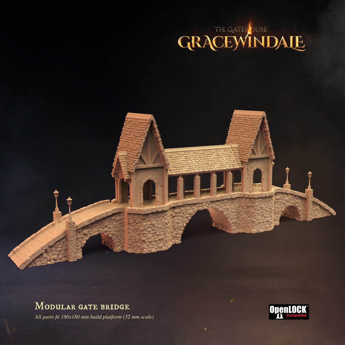 Gatehouse - Gate Bridge by Gracewindale Mini Scenery - MiniHoarder