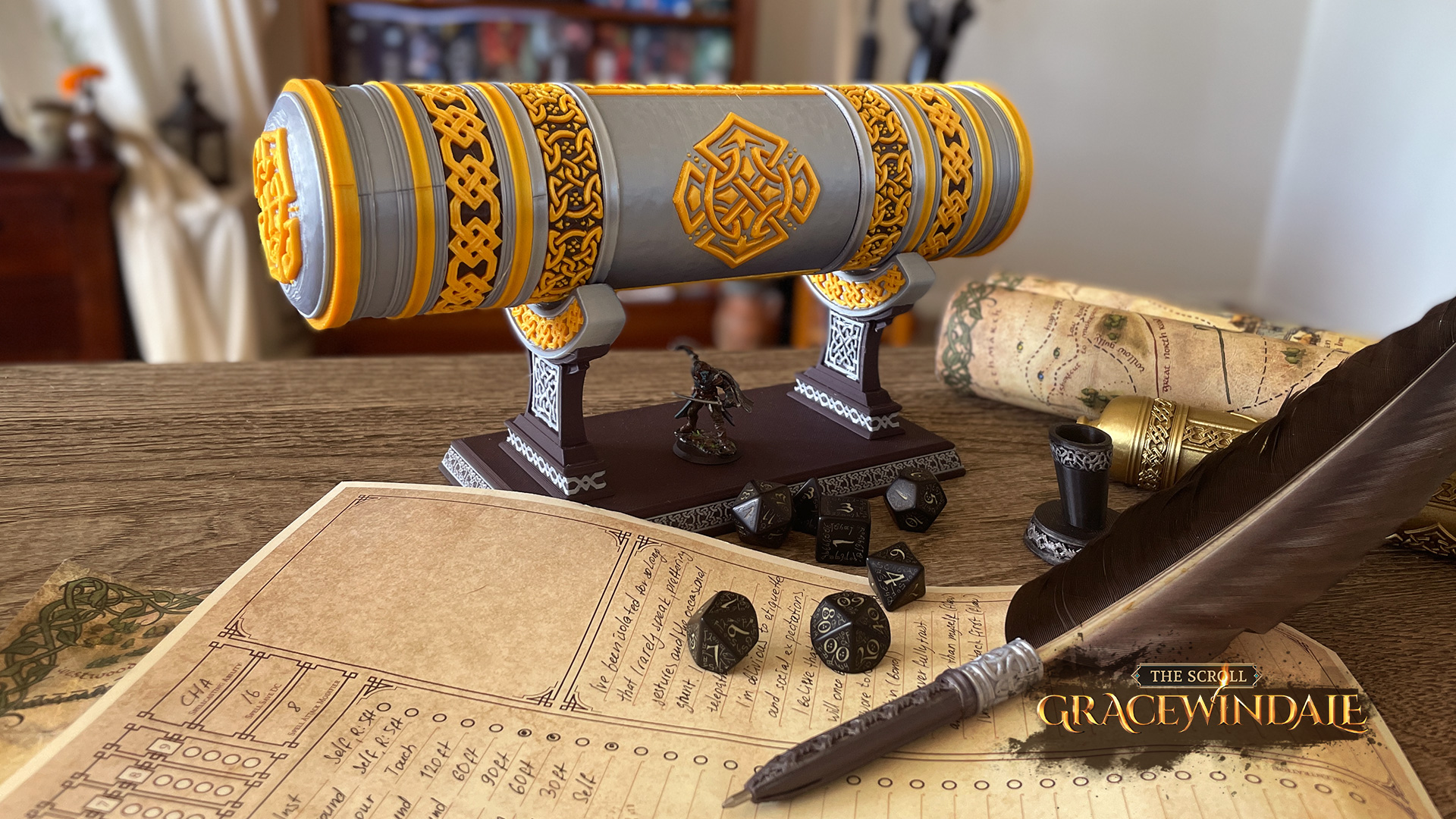 Scribes Quill by Gracewindale Mini Scenery - Wargaming3D