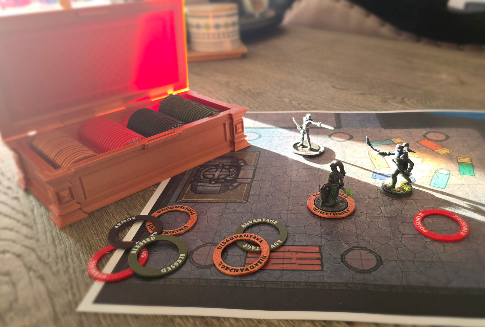 Condition Markers for TTRPG by Gracewindale Mini Scenery - Wargaming3D