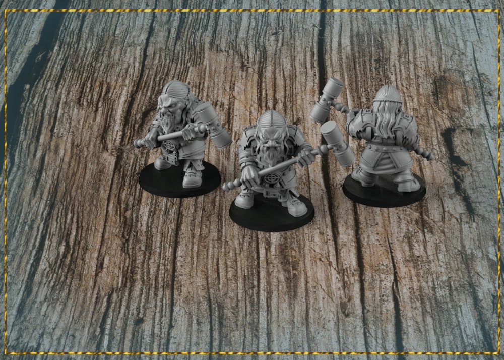 Dwarf Fighter by HeraStone - MiniHoarder