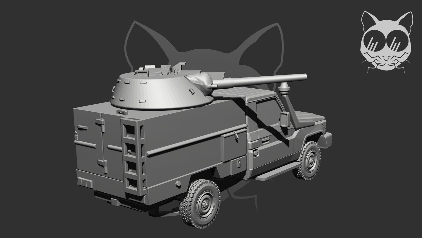 Land Cruiser BMP-1 Turret by Miska Miniatures - Wargaming3D
