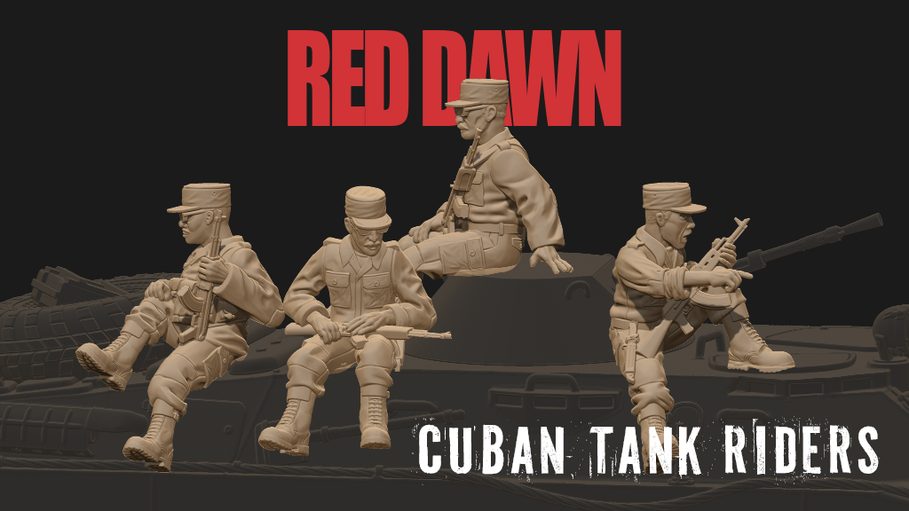 Cuban Tank Riders by Miska Miniatures - Wargaming3D