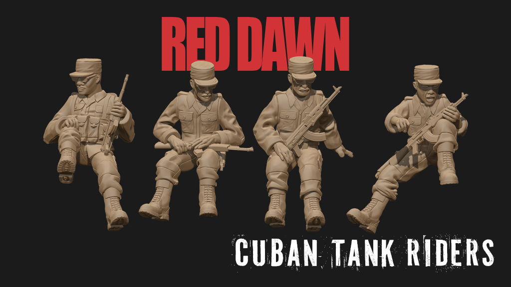 Cuban Tank Riders by Miska Miniatures - Wargaming3D