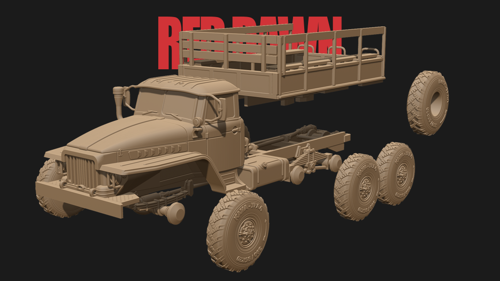 Ural 375 by Miska Miniatures - Wargaming3D