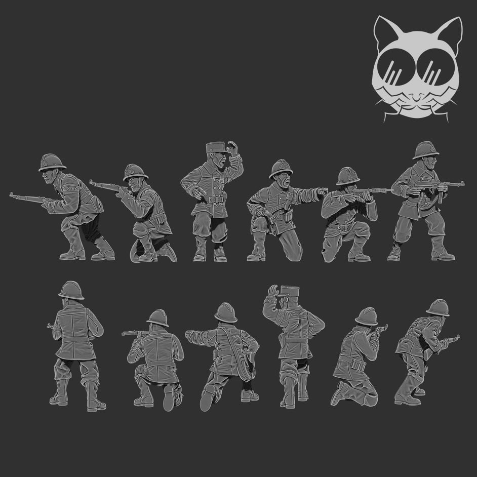 Sapeurs-Pompiers of the FFI (French Resistance) by Miska Miniatures ...