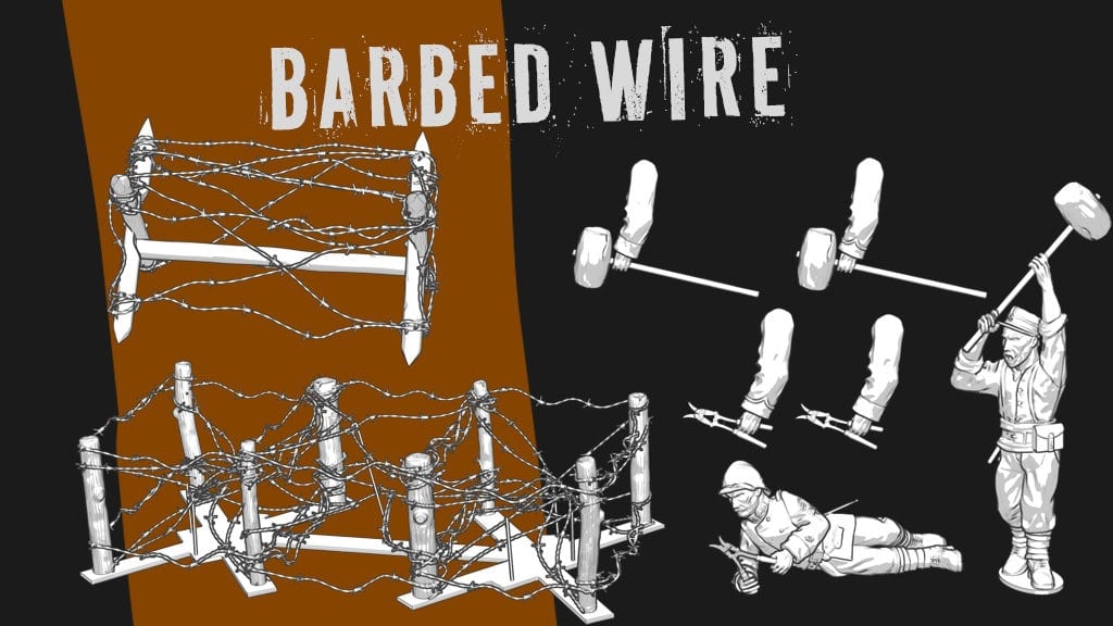Barbed Wire by Miska Miniatures - Wargaming3D