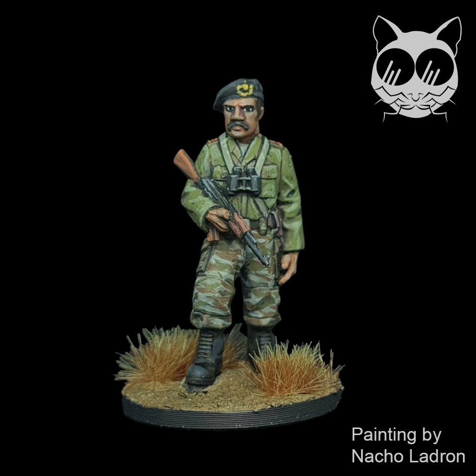 Captain Ernesto BELLA by Miska Miniatures - Wargaming3D