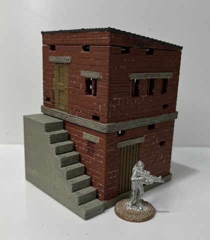 2-storey favella building for ultramodern wargaming by Complex Terrain ...