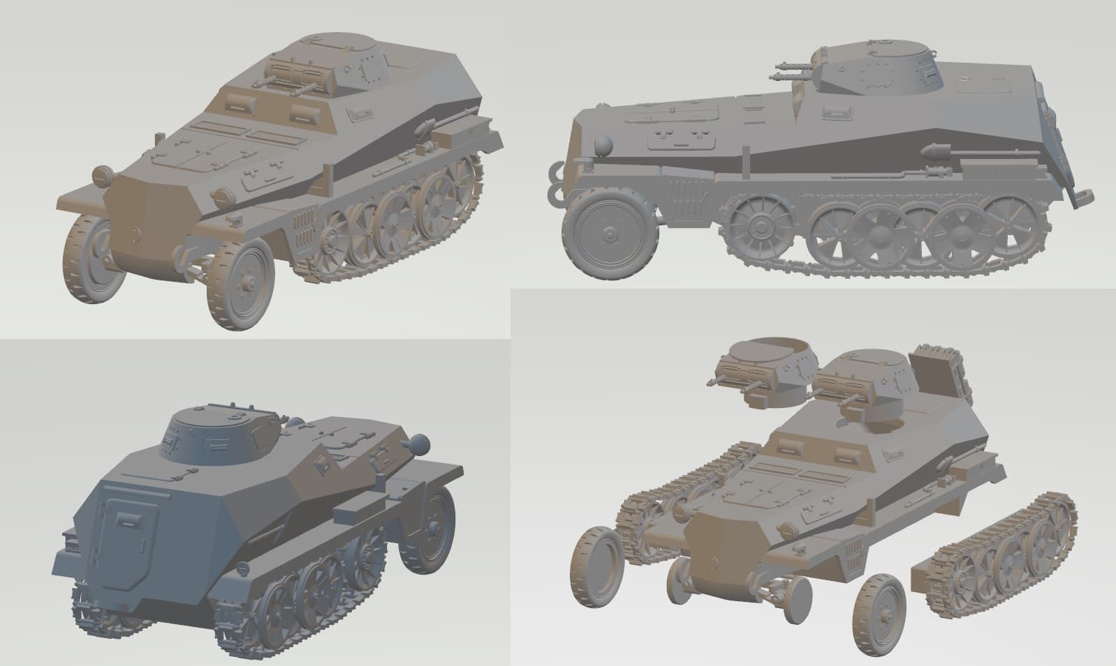 Sdkfz 250/9, 253 1/56(28mm) by Arvernes Miniatures - Wargaming3D
