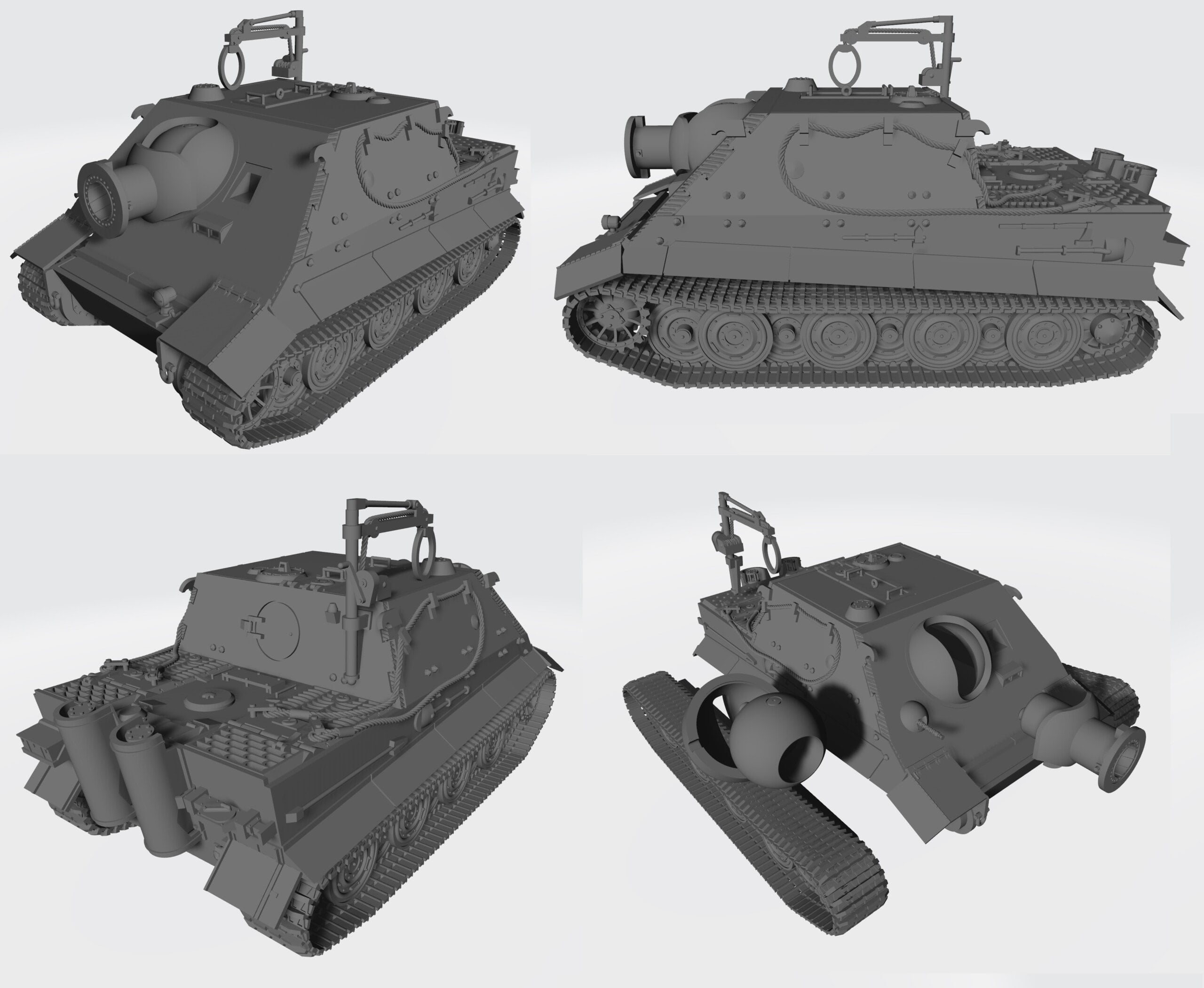Pack Sturmtiger 1/56(28mm) by Arvernes Miniatures - Wargaming3D